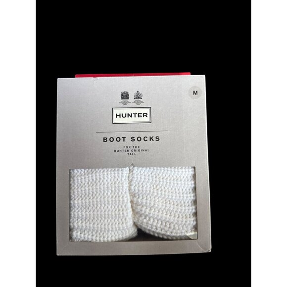 Hunter | Accessories | Hunter Original Tall Boot Socks White Size ...
